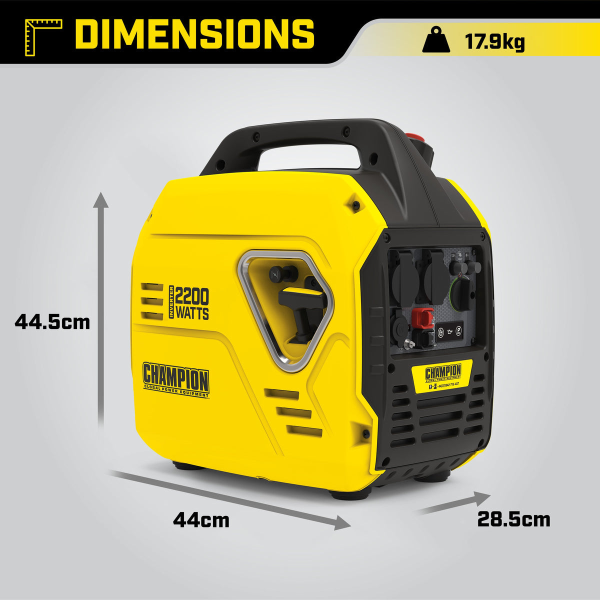 The Mighty Atom - Champion 2200W Inverter Generator | Champion Power ...